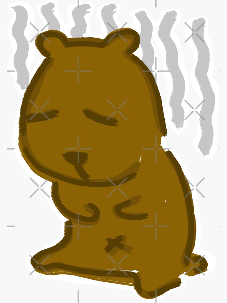 "Sad Capybara" Sticker for Sale by veroyuumi | Redbubble