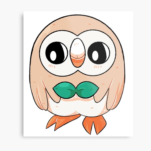Rowlet Metal Prints | Redbubble
