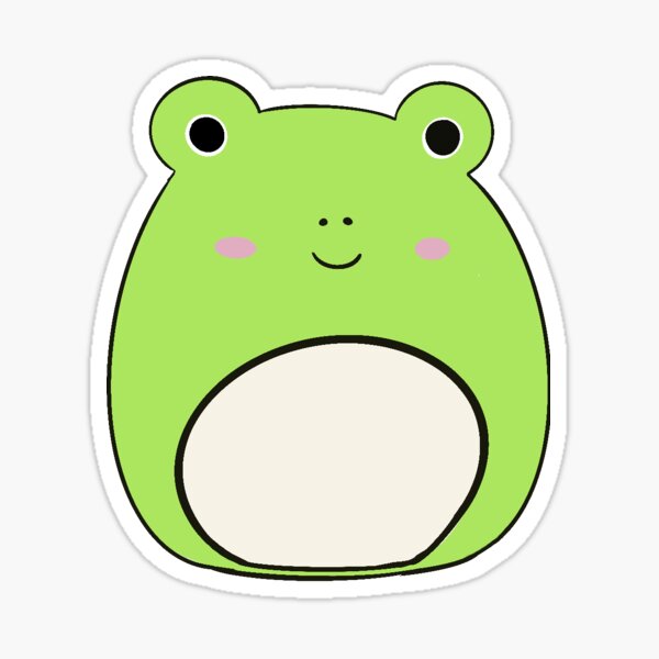 "Squishmallow Frog Wendy" Sticker for Sale by paisleypearl | Redbubble