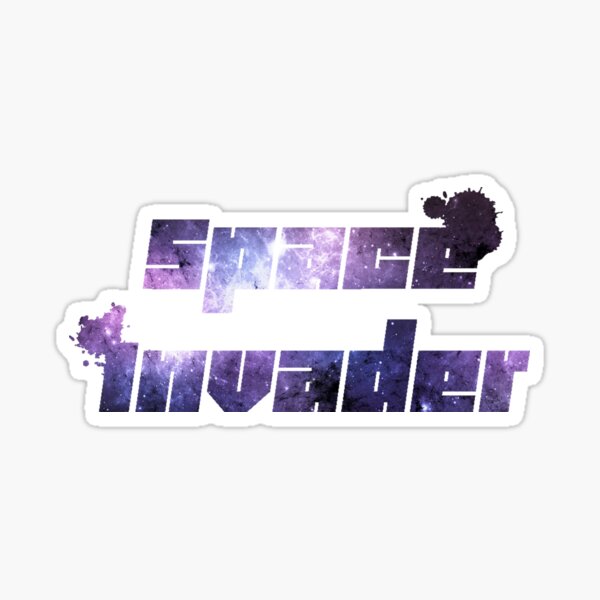 "Space Invader" Sticker for Sale by DylanDesignedIt | Redbubble