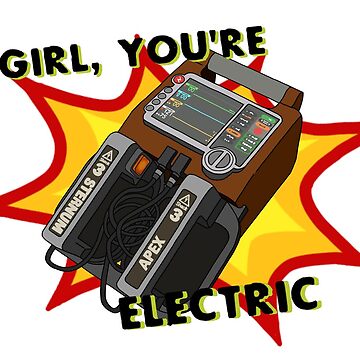 "Defib Unit" Sticker for Sale by Sneaky-Deeks | Redbubble