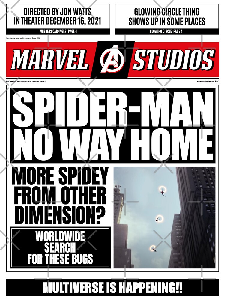 "Daily Bugle News" Sticker for Sale by LuckyDesigner | Redbubble