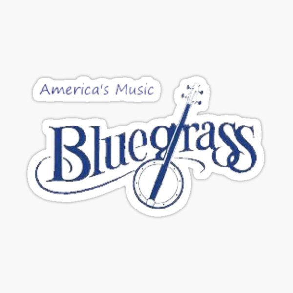"America's Music - Bluegrass" Sticker for Sale by redbugdesigns | Redbubble