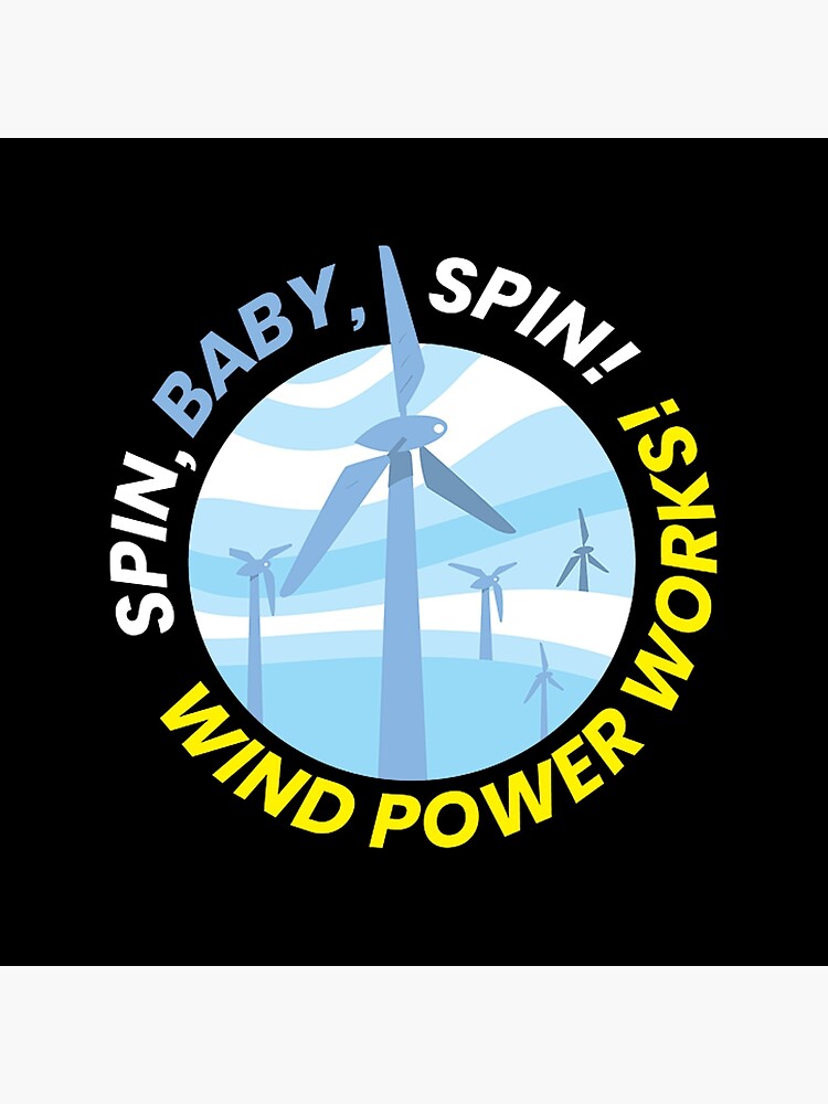 "windpower wind power works wind energy" Poster for Sale by Alexpalmerr ...