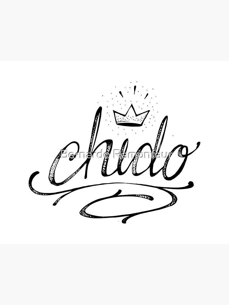 "Chido hand drawn illustration" Sticker by bernardojbp | Redbubble