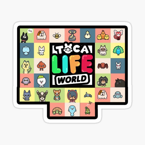 "toca life world " Sticker for Sale by DavidMason16 | Redbubble