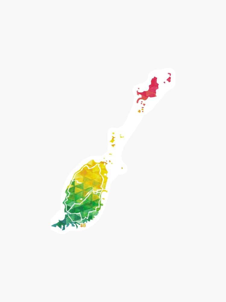 "Grenada Sticker" Sticker by SharlaPaints | Redbubble