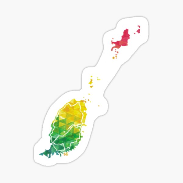 "Grenada Sticker" Sticker by SharlaPaints | Redbubble