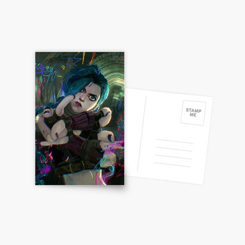 "Arcane Jinx - Evil Eyes" Postcard by FrogHermit | Redbubble