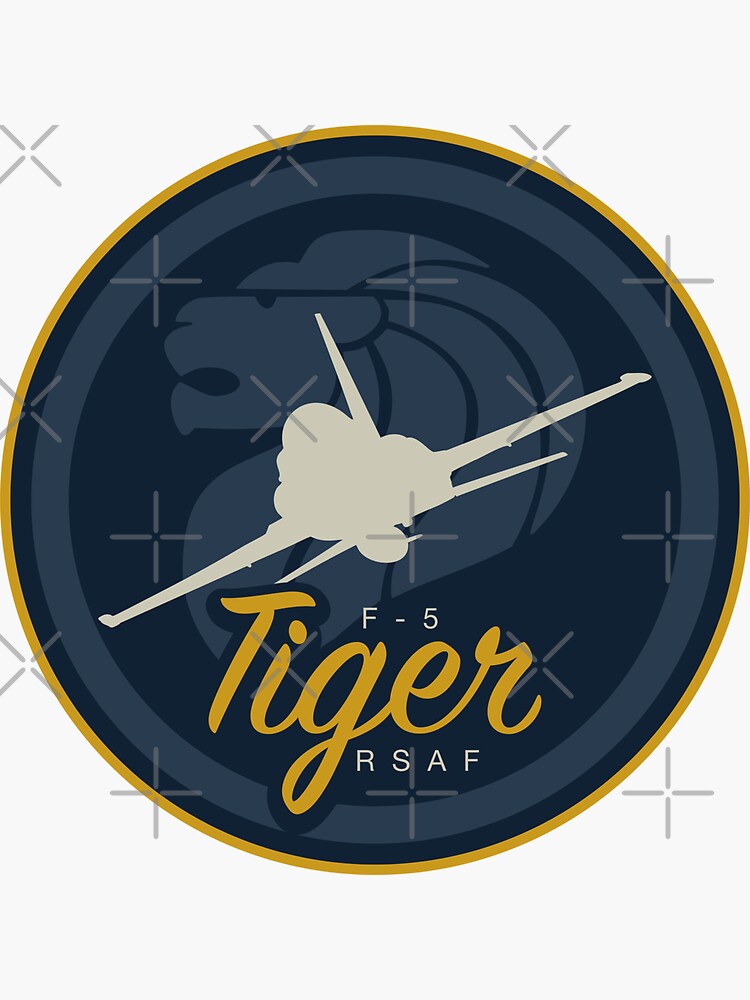 "Singapore F-5 Tiger 2 " Sticker for Sale by StrongVlad | Redbubble