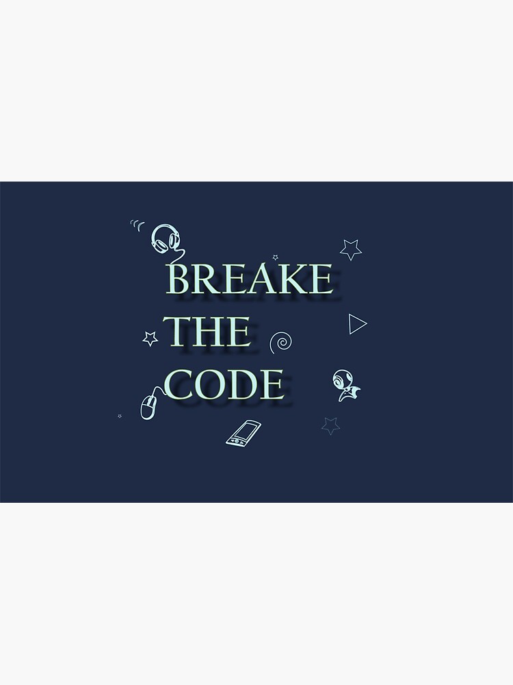 "Breake the code" Sticker for Sale by Mprog | Redbubble