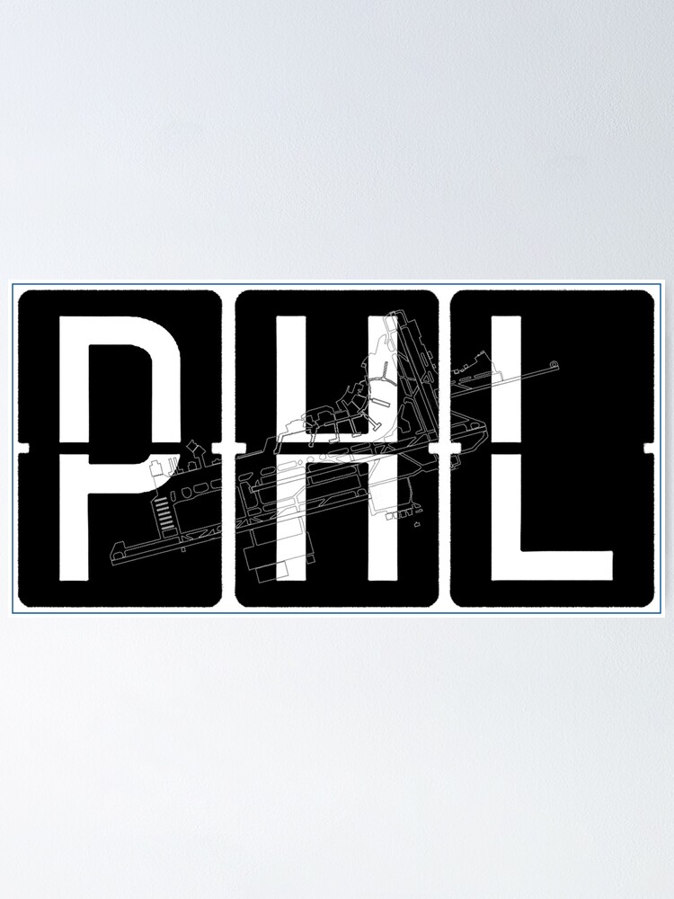 "PHL Split Flap Display" Poster for Sale by Evaporationboy | Redbubble