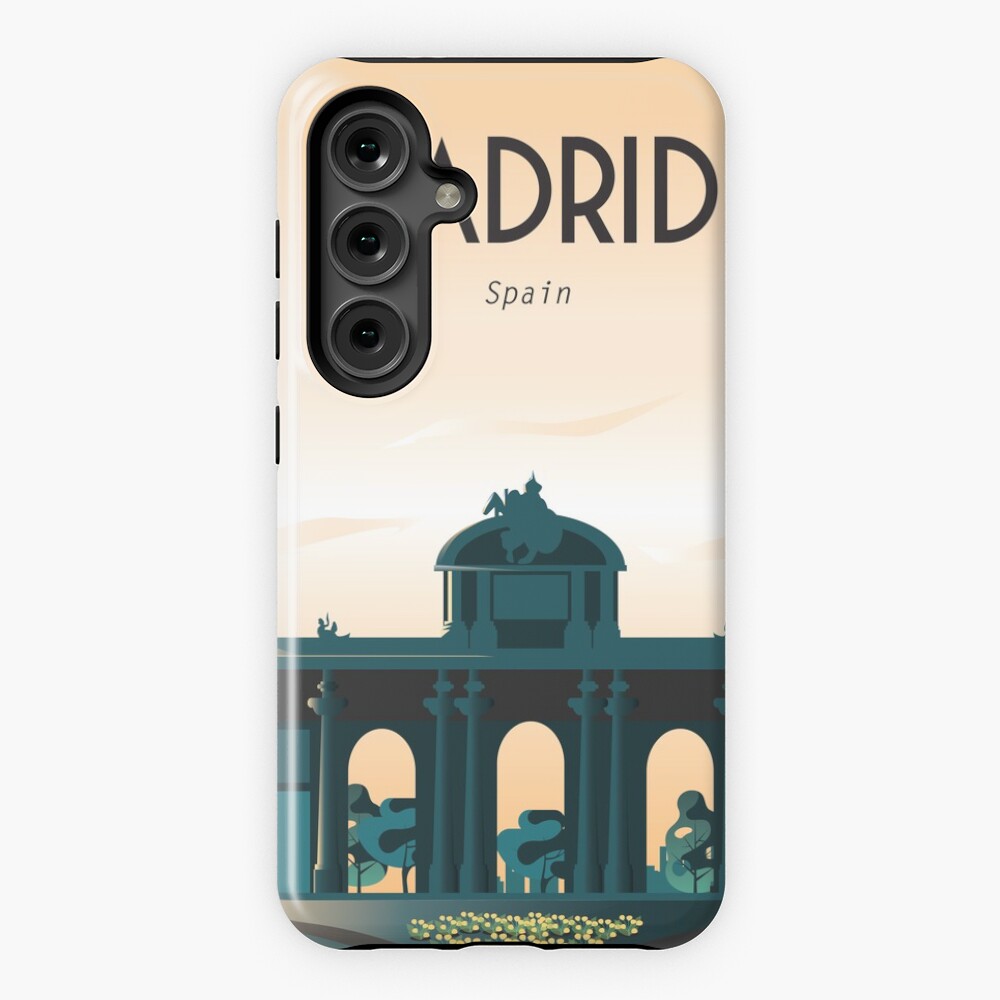 "Madrid spain travel poster puerta de alcala" Sticker for Sale by ...