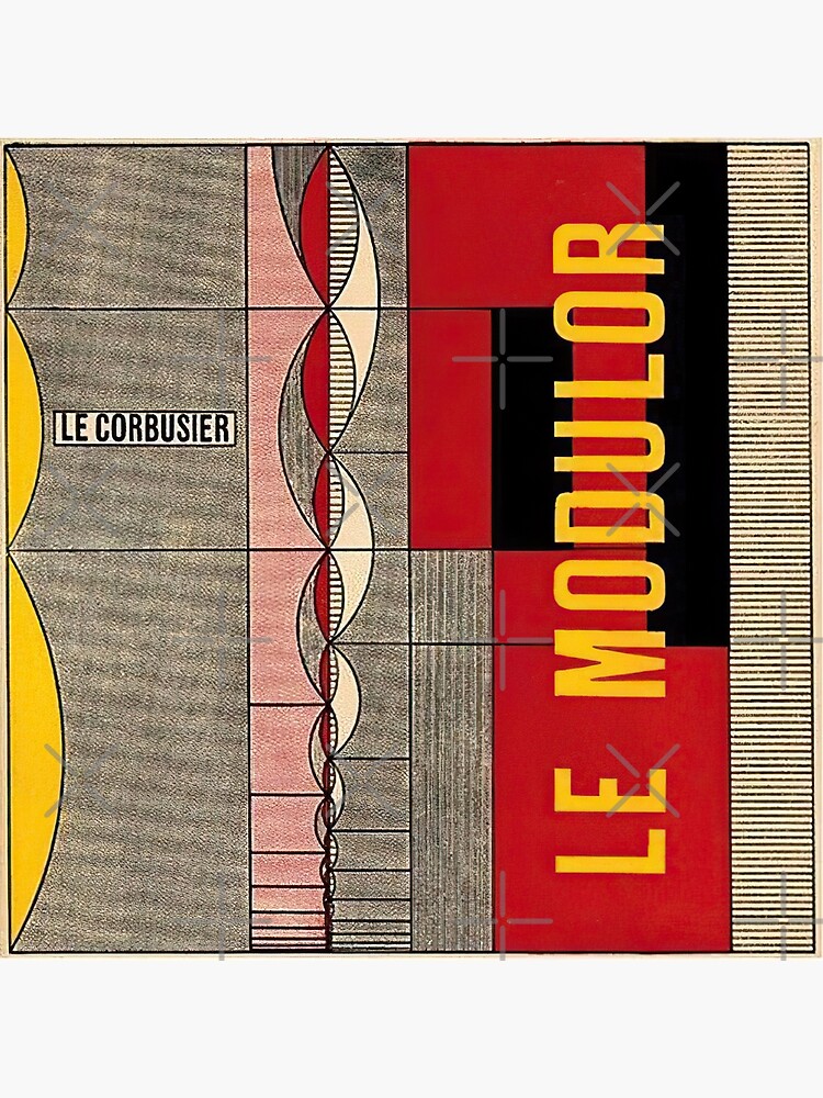 "Le Modulor Exhibition" Poster by 34uwemeieru | Redbubble