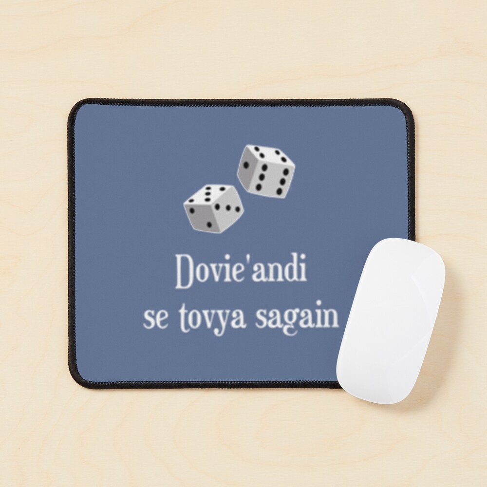"Dovie_andi se tovya sagain (white) " Sticker for Sale by Tansimson ...