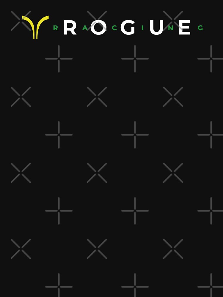 "Rogue Racing linear logo" T-shirt for Sale by robnoble | Redbubble ...