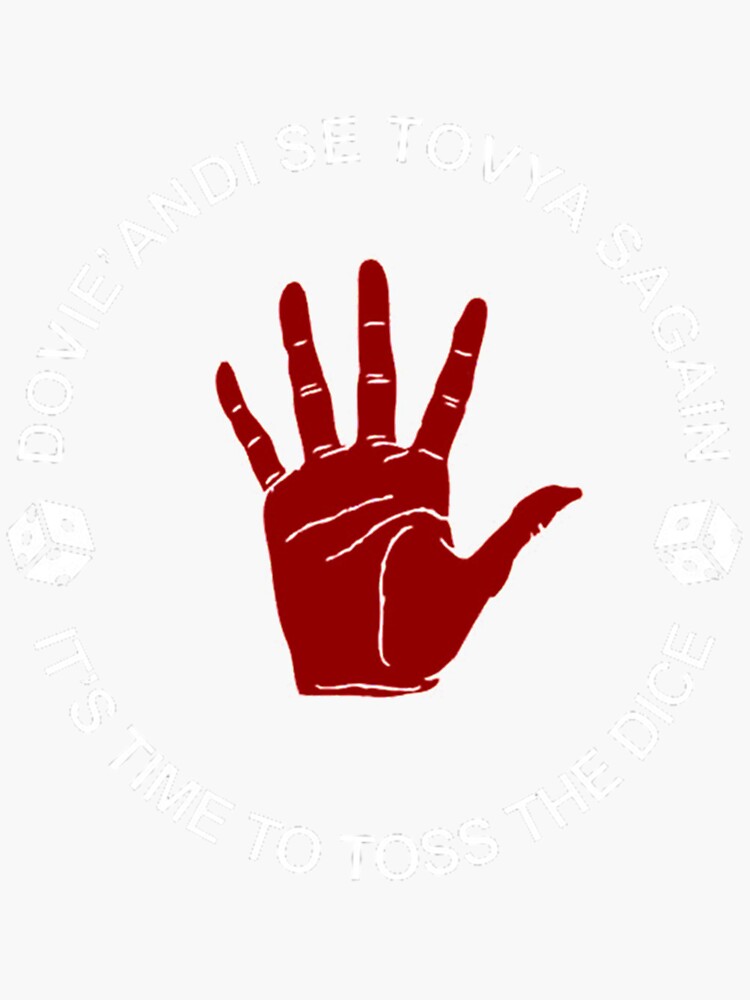 "It_s Time to Toss the Dice " Sticker by Tansimson | Redbubble