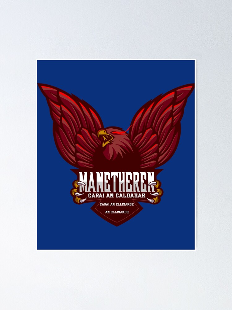 "Red Eagle of Manetheren " Poster for Sale by Tansimson | Redbubble