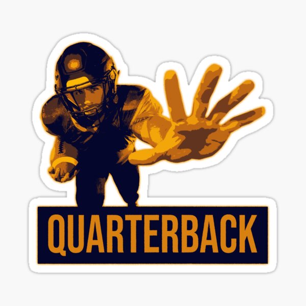 "College football quarterback" Sticker for Sale by FootballNerds ...