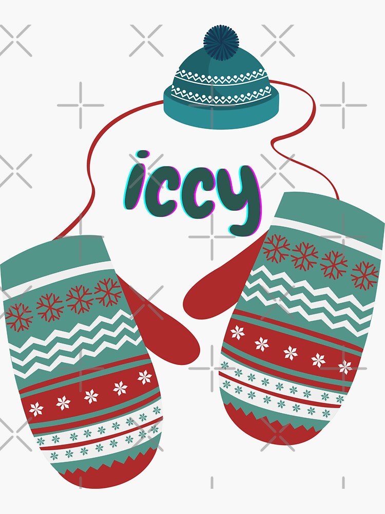 "iccy !" Sticker for Sale by MMCore | Redbubble