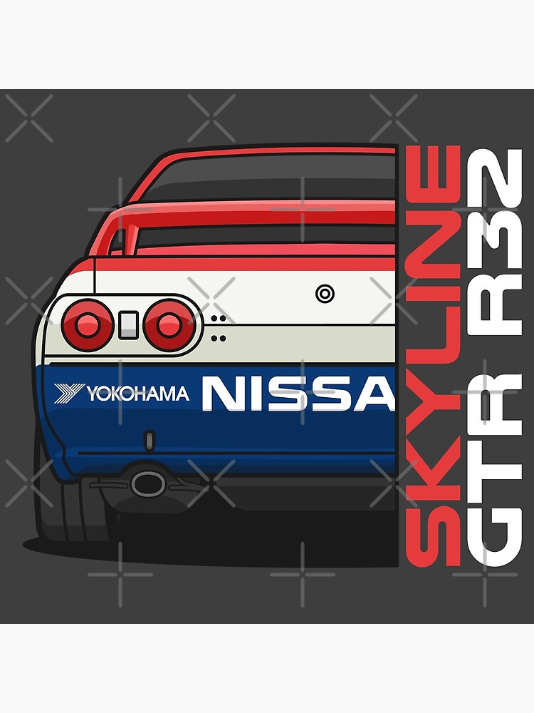 "Nissan Skyline GTR R-32 Bathurst Livery B" Poster for Sale by grphc ...