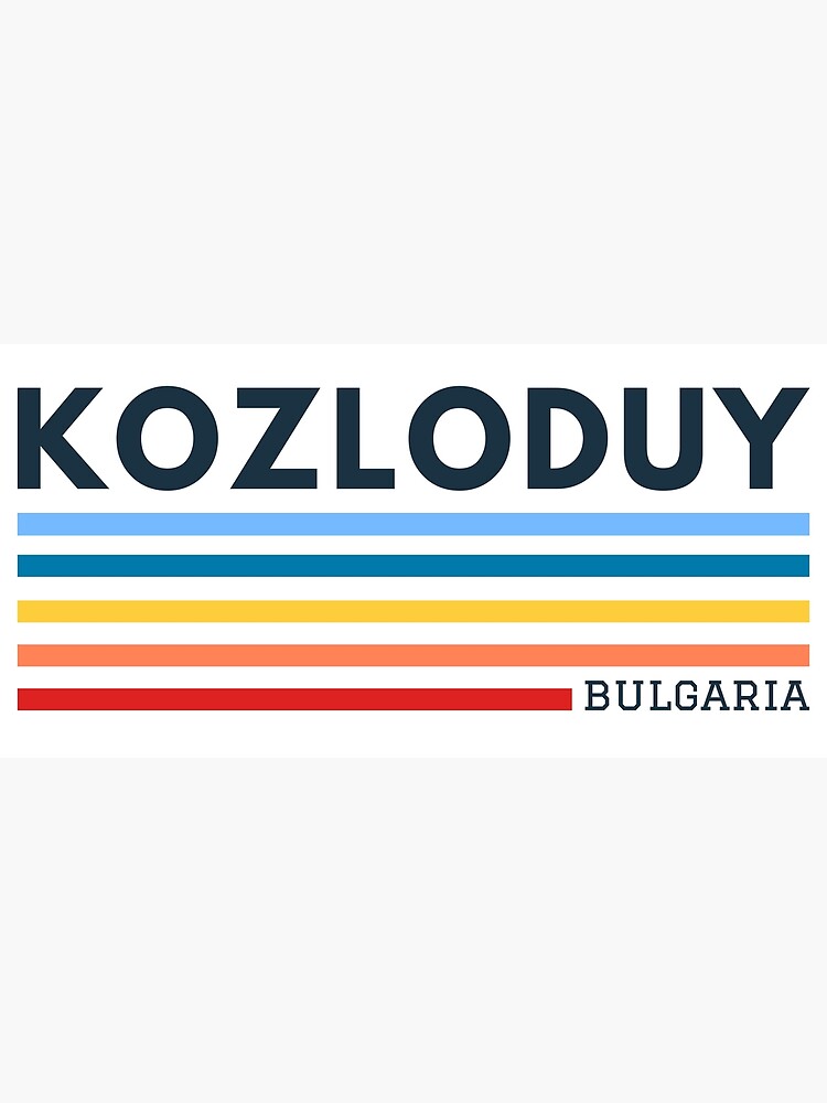"Kozloduy Bulgaria" Poster for Sale by europelines | Redbubble