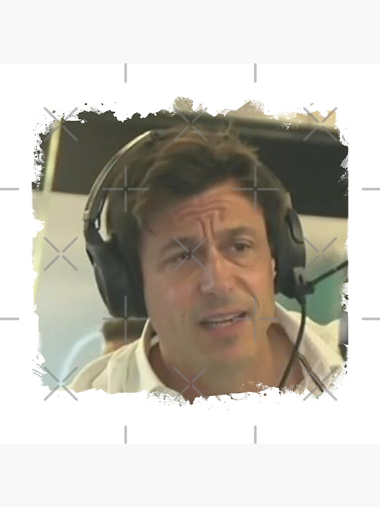 "Toto face of Despair during Abu Dhabi GP 2021" Art Print by ...