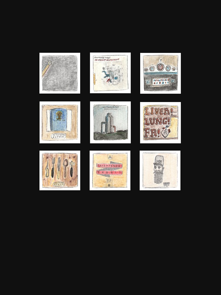 "Watercolour albums - Frightened Rabbit Sticker" Essential T-Shirt for ...