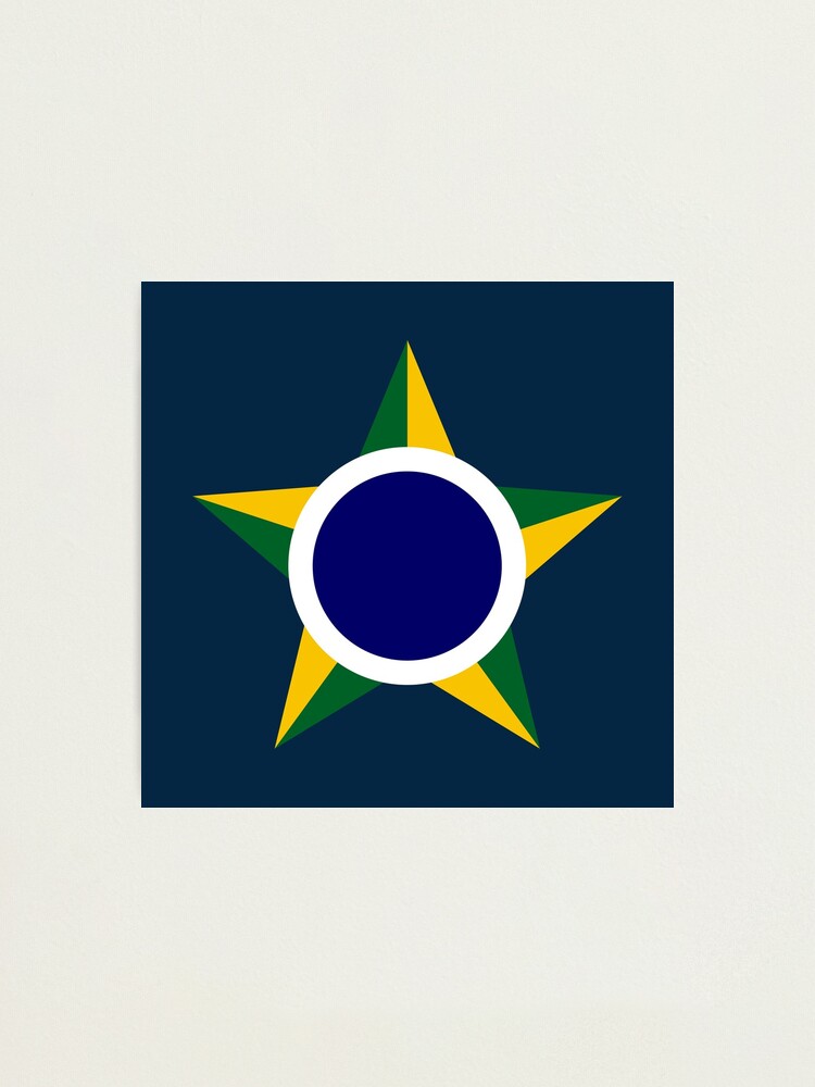 "Brazilian Air Force - Roundel" Photographic Print by wordwidesymbols ...
