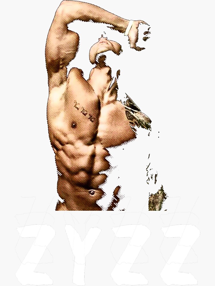 "ZYZZ AESTHETIC" Sticker for Sale by MuayTastic | Redbubble