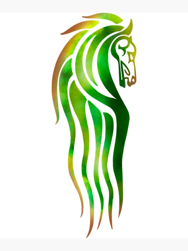 "Horse of Rohan " Poster for Sale by CulturalGarage | Redbubble