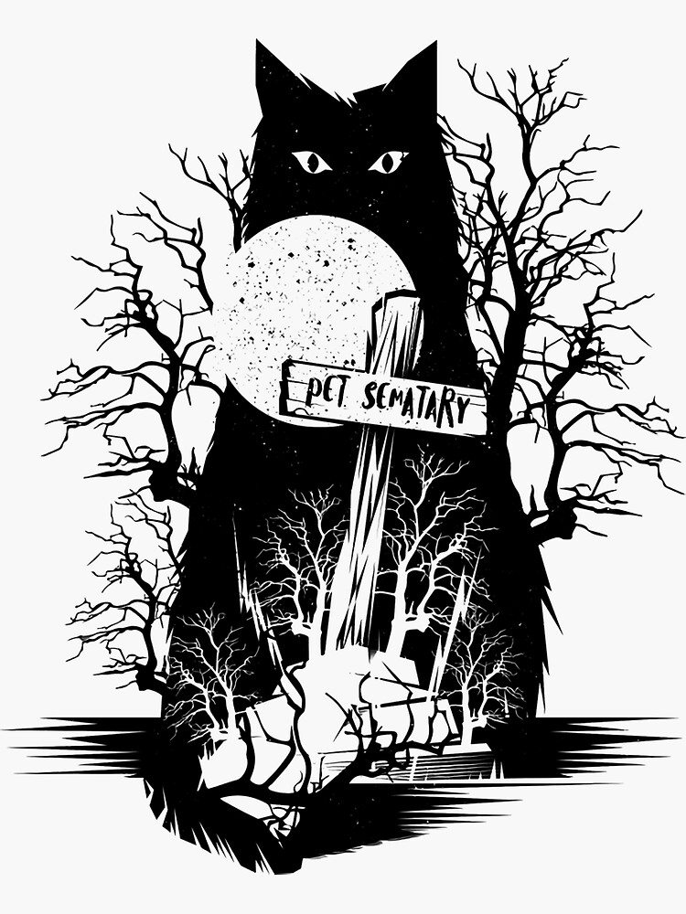"Pet Sematary" Sticker for Sale by medonedylon | Redbubble