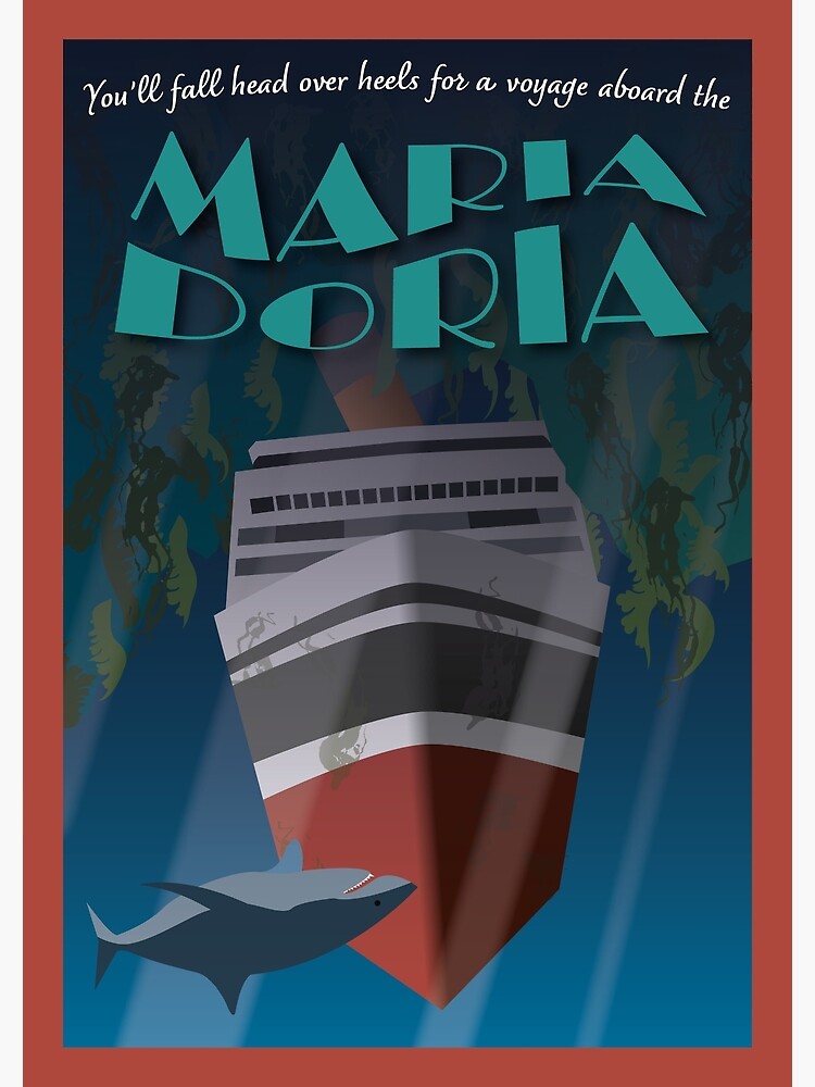 "Maria Doria - Vintage Travel Poster" Poster by ToddRDesign | Redbubble