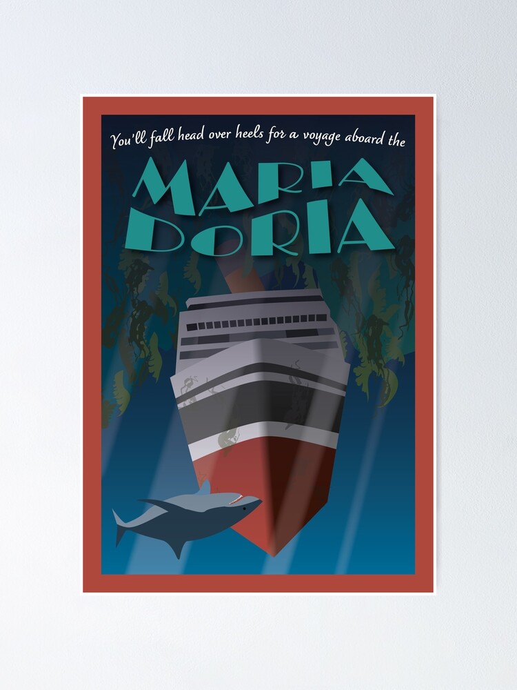 "Maria Doria - Vintage Travel Poster" Poster by ToddRDesign | Redbubble
