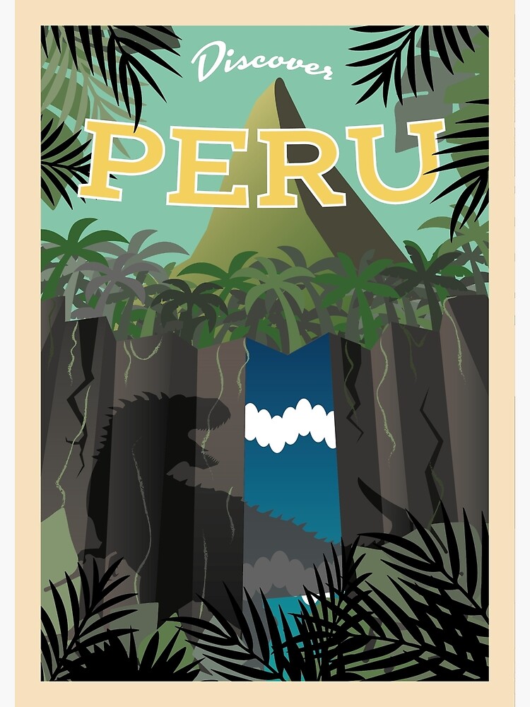 "Peru - Vintage Travel Poster" Poster by ToddRDesign | Redbubble