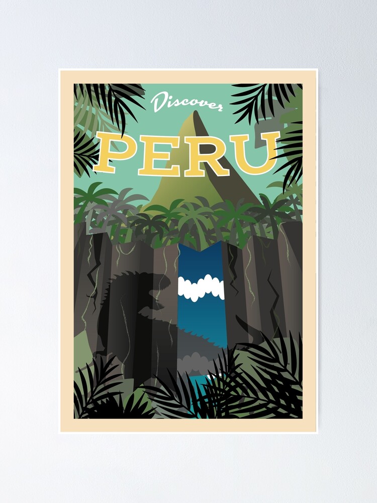 "Peru - Vintage Travel Poster" Poster by ToddRDesign | Redbubble