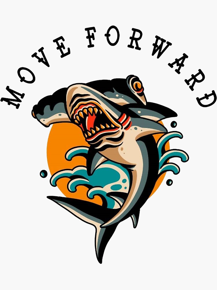 "Move Forward" Sticker by ElipseArt | Redbubble