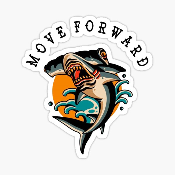 "Move Forward" Sticker by ElipseArt | Redbubble