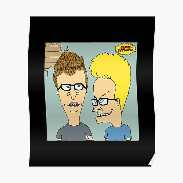"Beavis and Butthead / Wearing Glass Head Shot Portrait / Beavis and ...