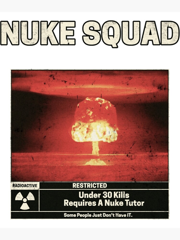 "Nuke Squad Warzone " Poster for Sale by BitshirtDesign | Redbubble