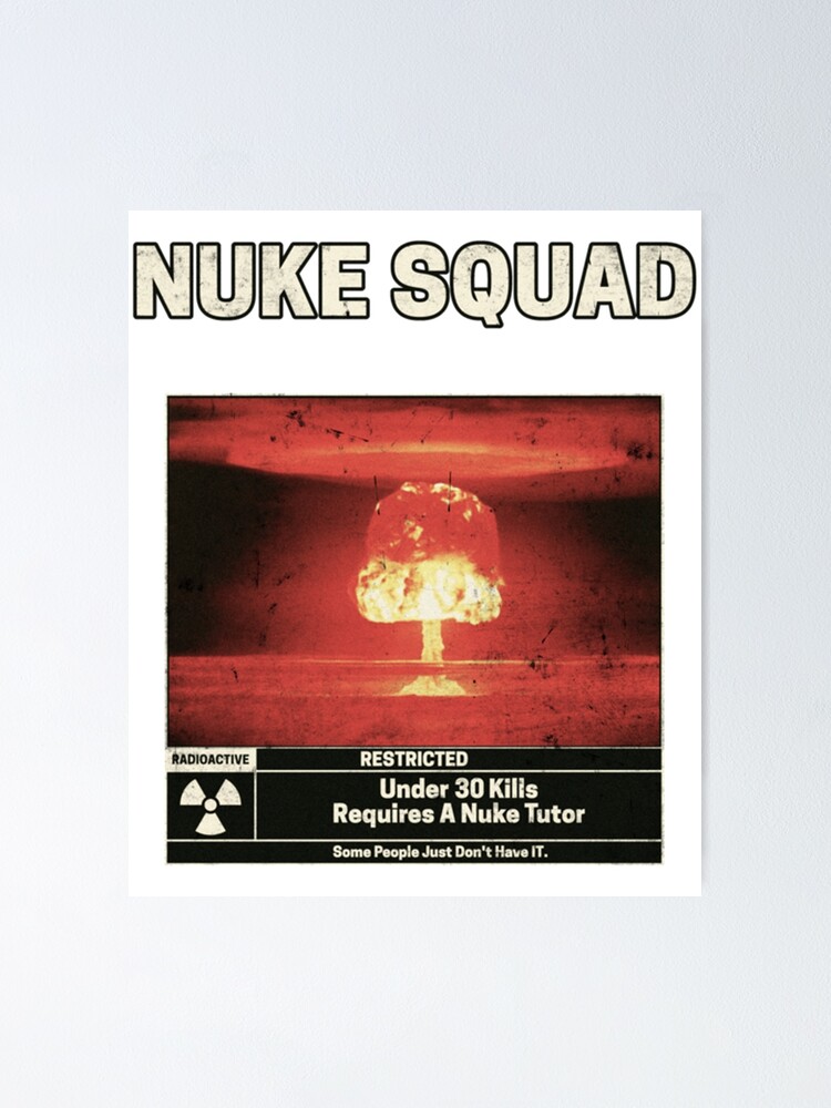 "Nuke Squad Warzone " Poster for Sale by BitshirtDesign | Redbubble