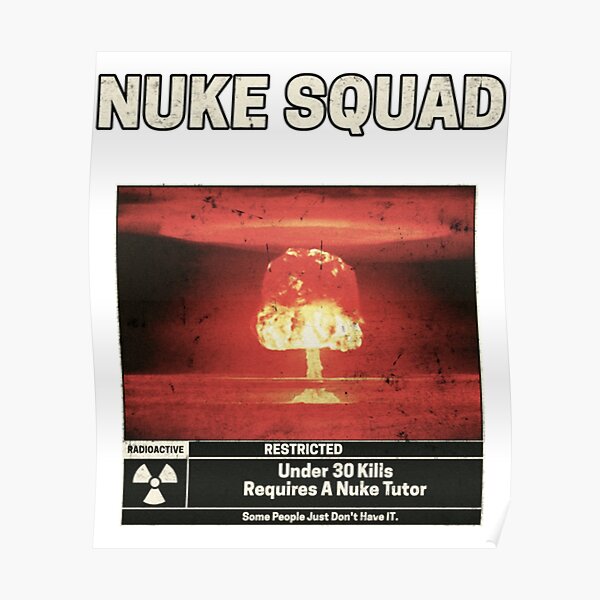 "Nuke Squad Warzone " Poster for Sale by BitshirtDesign | Redbubble