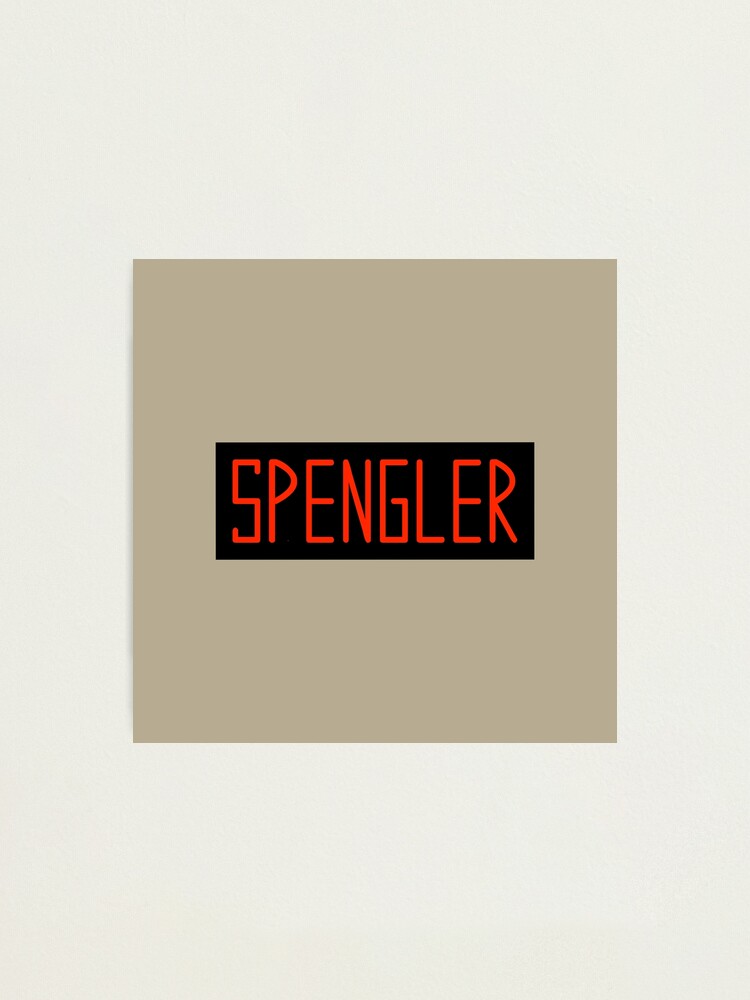 "Egon Spengler Name Tag" Photographic Print for Sale by superkickparty ...