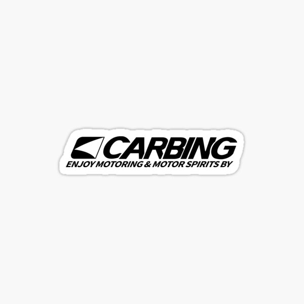 "CARBING" Sticker for Sale by JDMShop | Redbubble