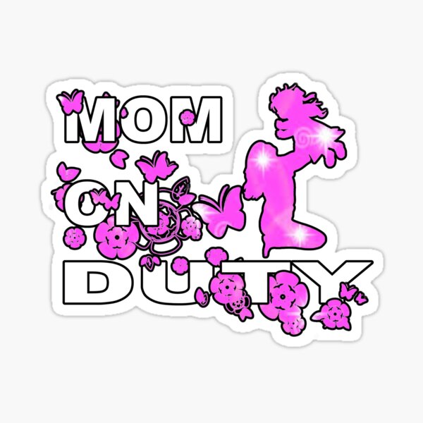 "Mam on Duty" Sticker for Sale by catalin87 | Redbubble