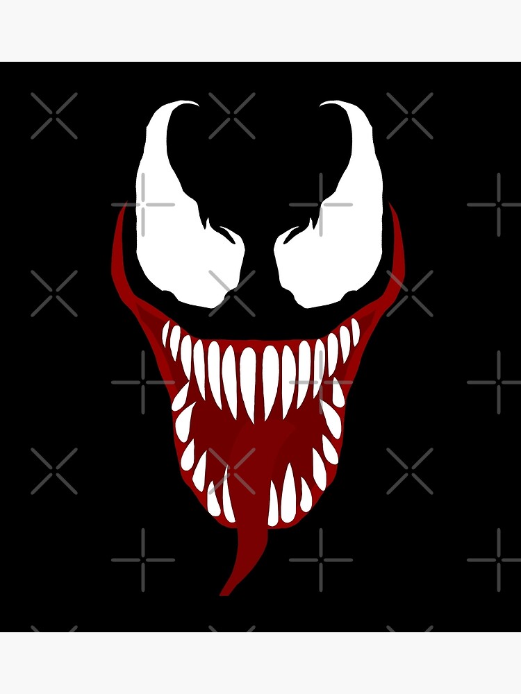"Venom face" Poster for Sale by DolphinArts66 | Redbubble