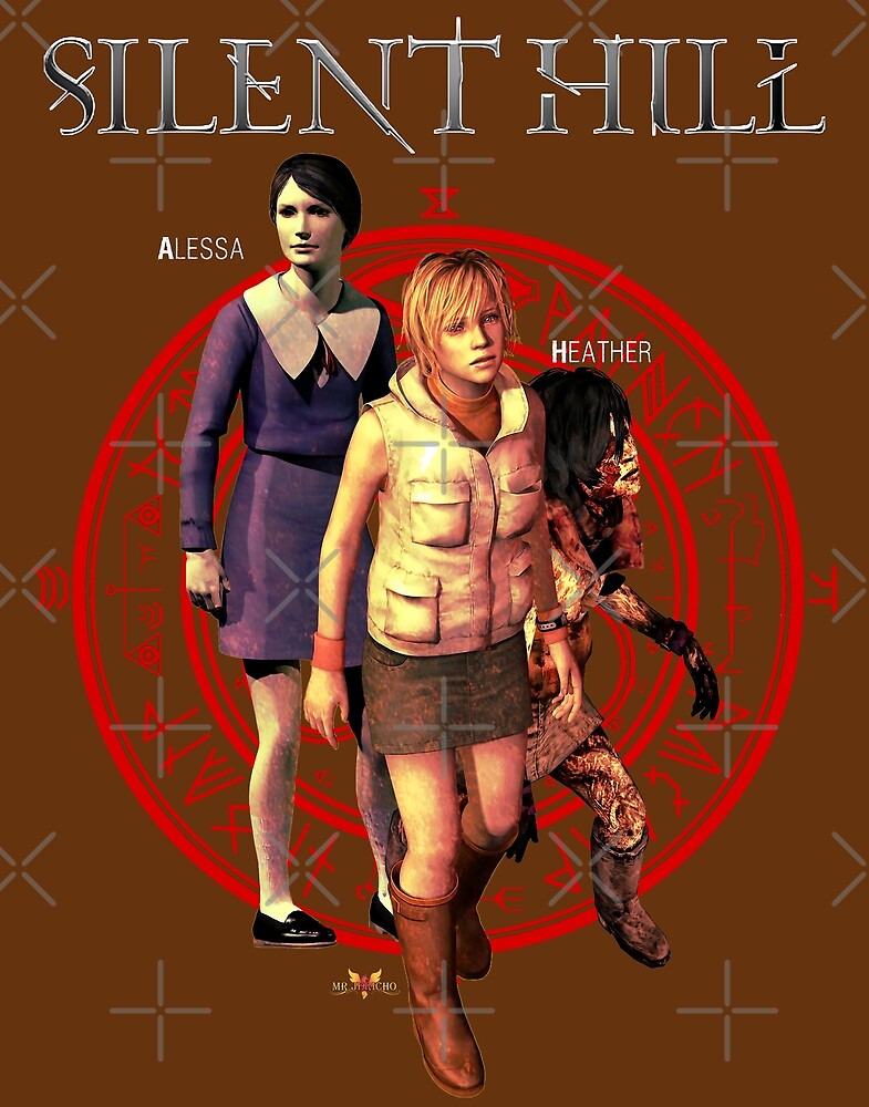 "Memory of Heather and Alessa Silent Hill" by mr-jerichotv | Redbubble
