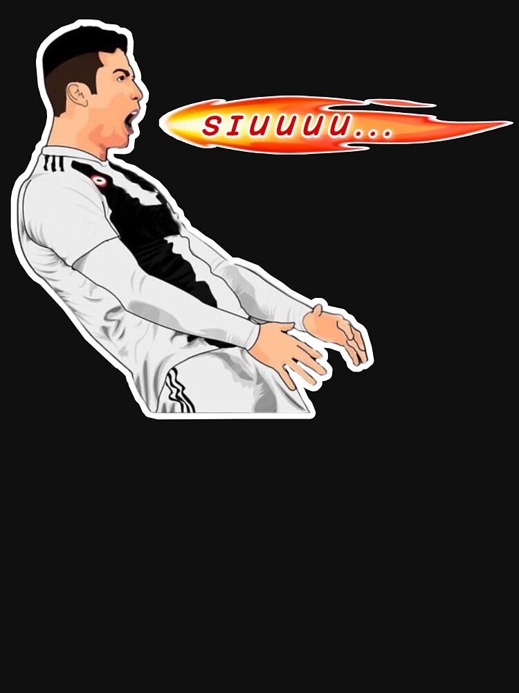 "Siuuu Cristiano ronaldo funny " T-shirt for Sale by sizamix | Redbubble | siu t-shirts - siuu t ...