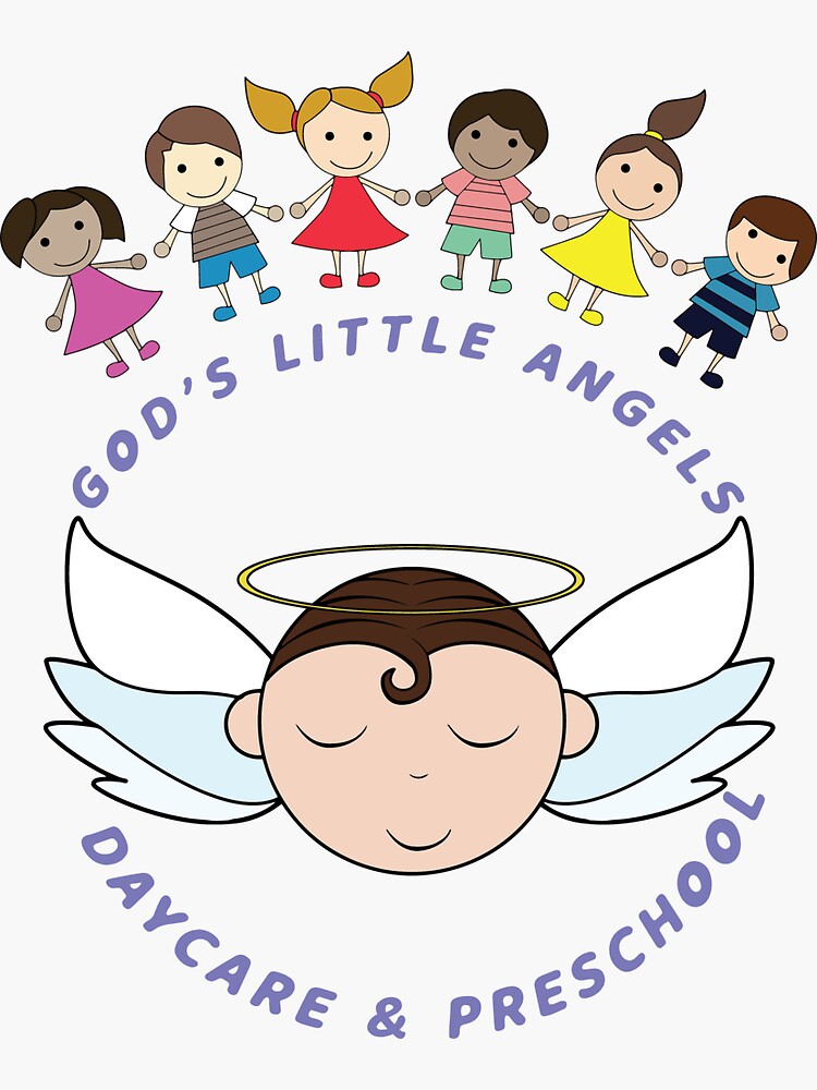 "God's Little Angels Logo Color" Sticker for Sale by khaostheory1990 ...