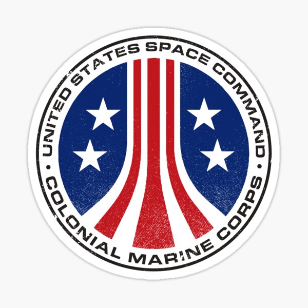 "Colonial Marine logo" Sticker for Sale by mookey1976 | Redbubble